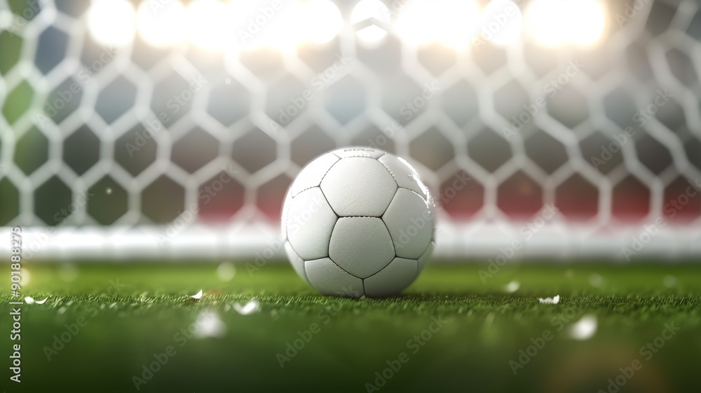 A 3D cartoon of the final score showing Morocco winning 2-1 after the ...