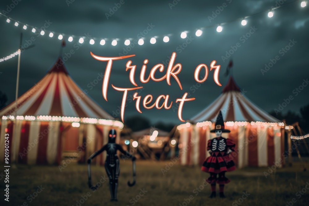 Circus of Horrors Collage: Pictures of a horror-themed circus with ...