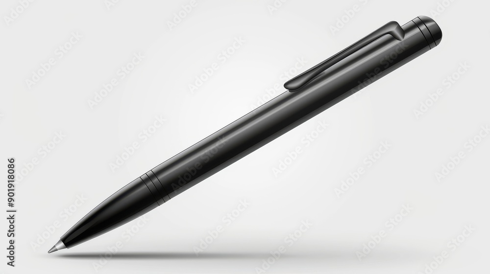 The illustration shows an icon of a pen with ink marks on it and the ...