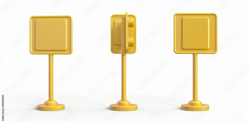 Signage for managing traffic compilation visual. Amber traffic sign ...