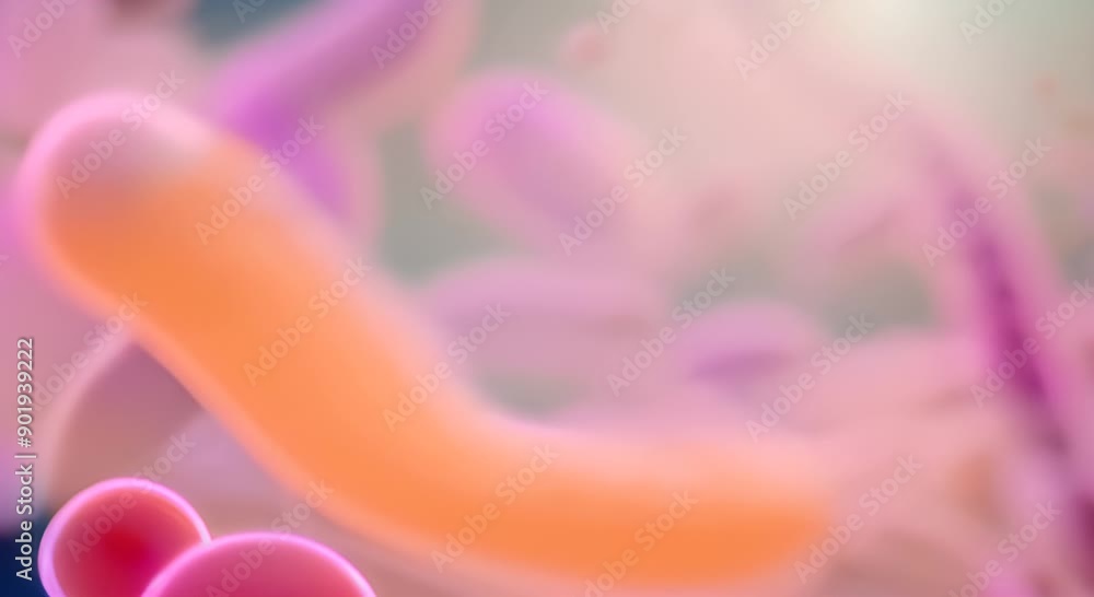 Micro bacterial Bacteria Colony Microbiome and Bacteria inside ...