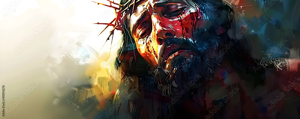 jesus christ son of god savior of the world, christian religious ...