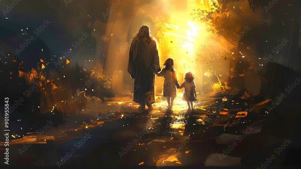 heartwarming depiction of unity, compassion, and spirituality ...