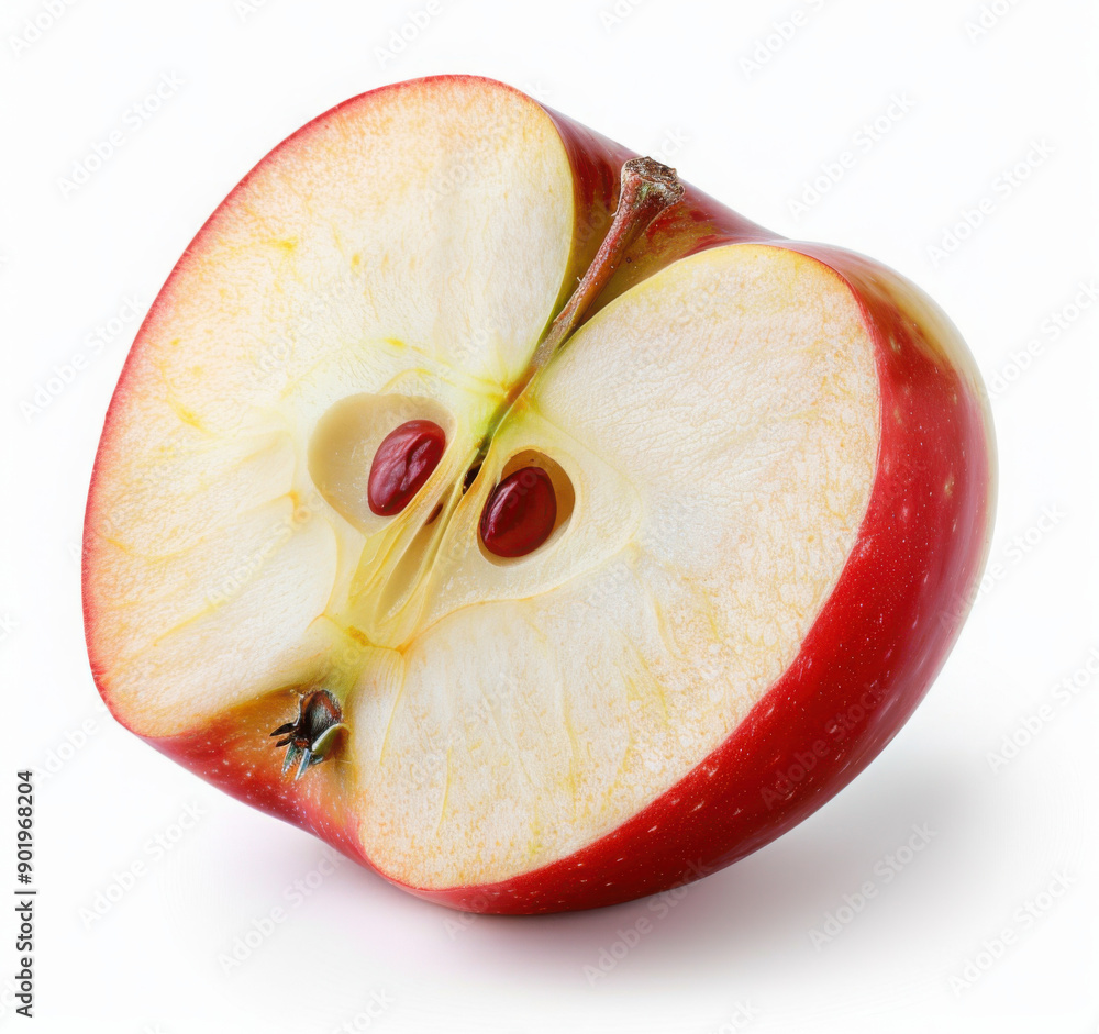 Red apple half isolated png. Apple half on transparent background. PNG ...