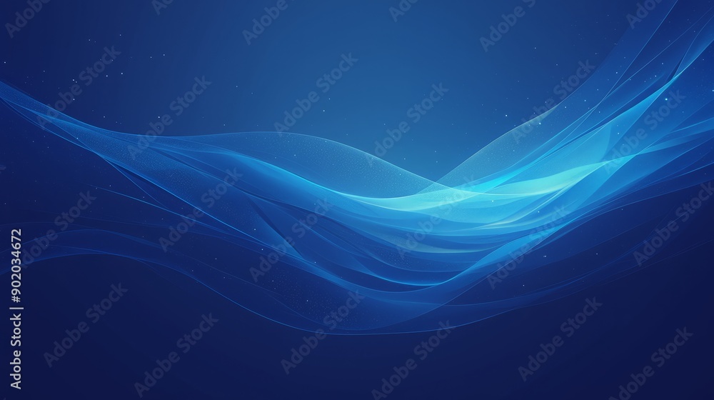 Deep blue abstract background with smooth gradients. Featuring soft ...