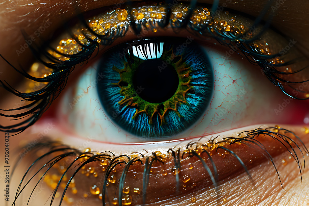 Detailed Up-close Image of Beautiful, Expressive Eyes - A Deeper Look ...