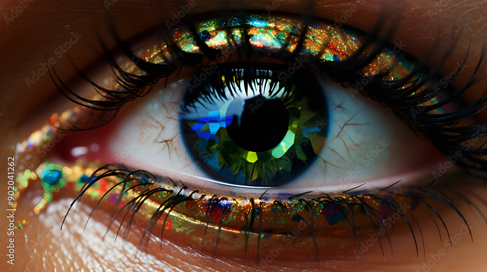Detailed Up-close Image of Beautiful, Expressive Eyes - A Deeper Look ...
