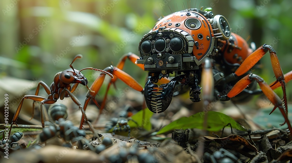 Epic saga of Eciton burchellii army ants defending their territory from ...