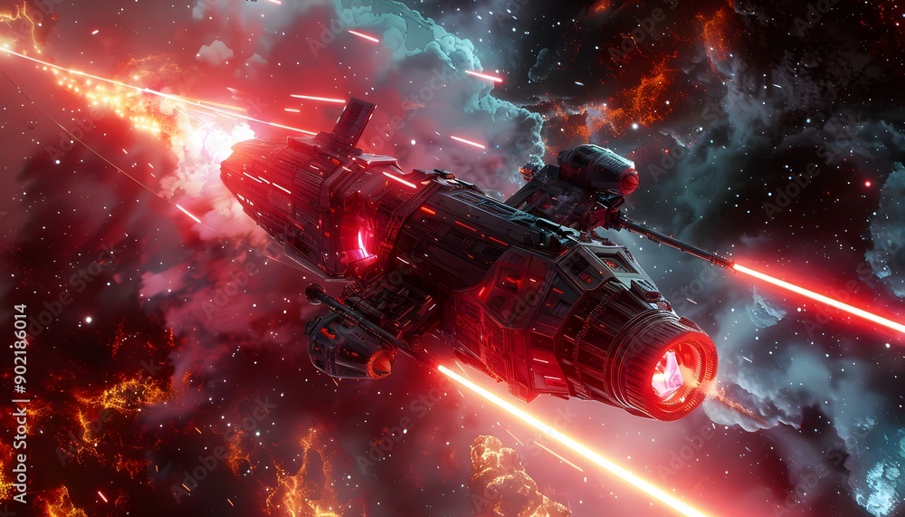 Gun shot with fire and smoke. Weapon firing effects. Vector realistic ...