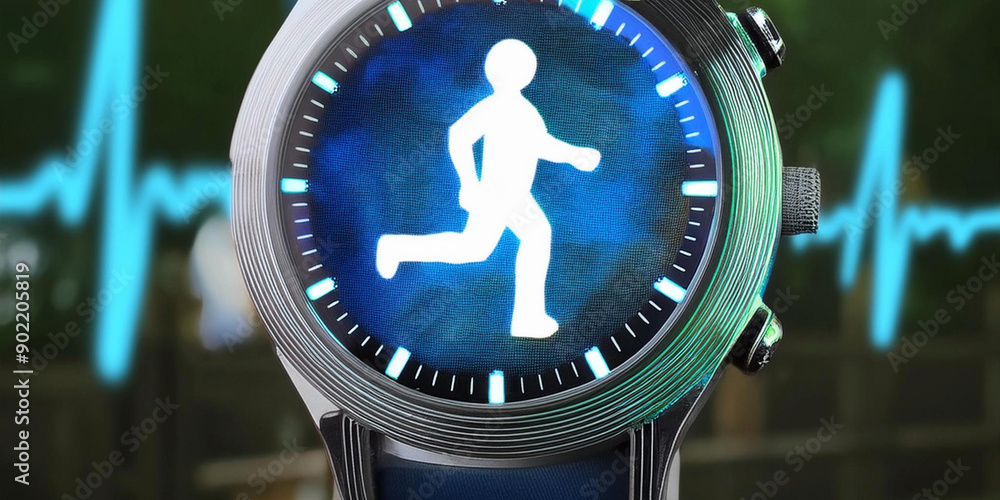 reloj inteligente smart watch actividad fisica gimnasio deporte Stock ...