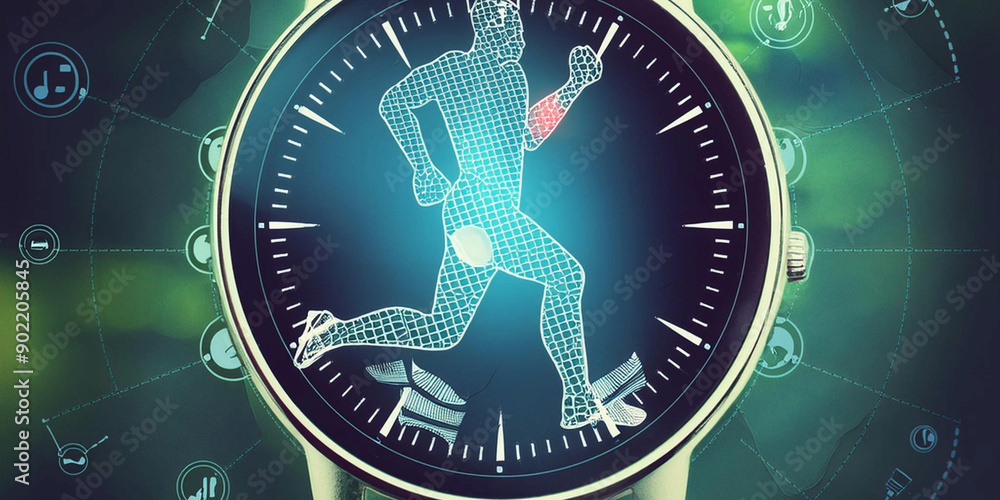 reloj inteligente smart watch actividad fisica gimnasio deporte Stock ...