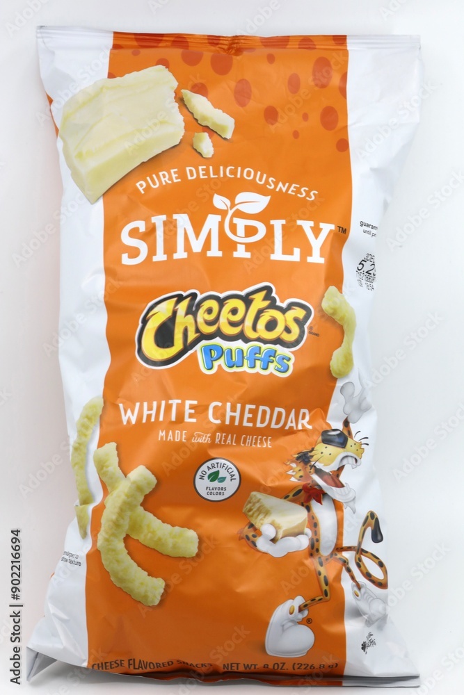 Cheetos Puffs. Cheetos are cheese flavored snacks from Frito-Lay. New ...