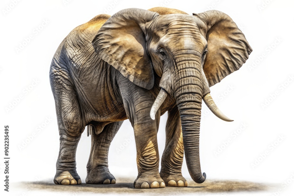 Highly detailed, realistic computer-generated illustration of a ...