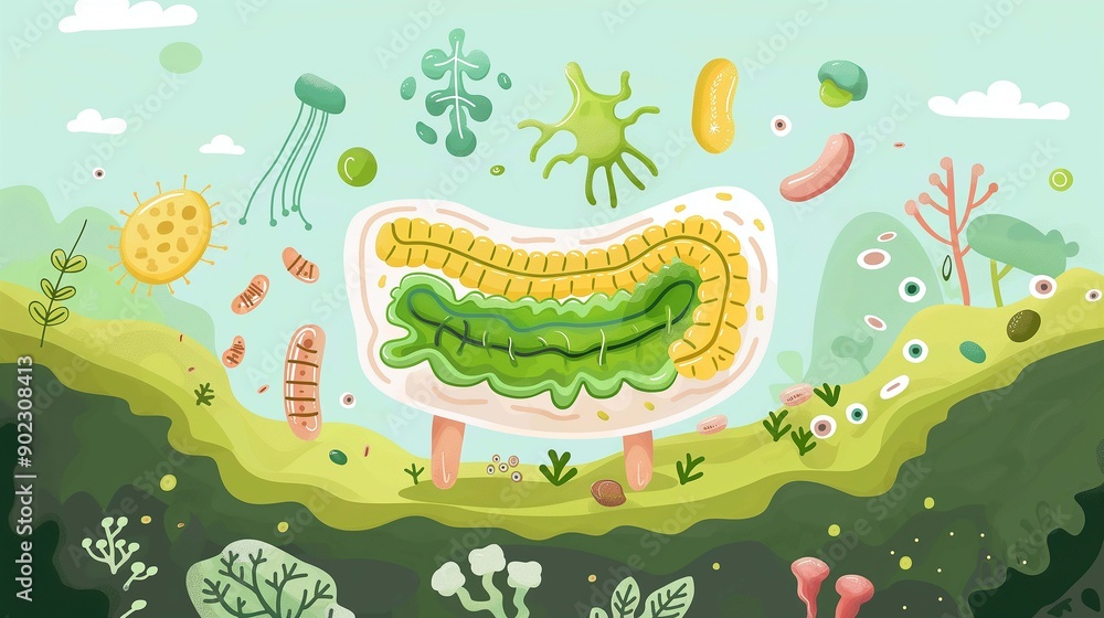 Step-by-step infographic showing how probiotics support gut health and ...