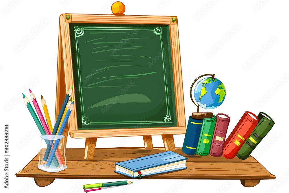 World teacher's day back to school graduation or any education concept ...