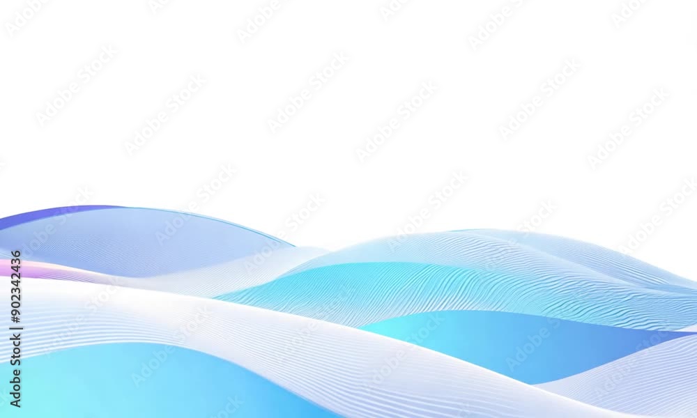 Colorful Animation moving gradient waves abstract backdrop empty copy ...