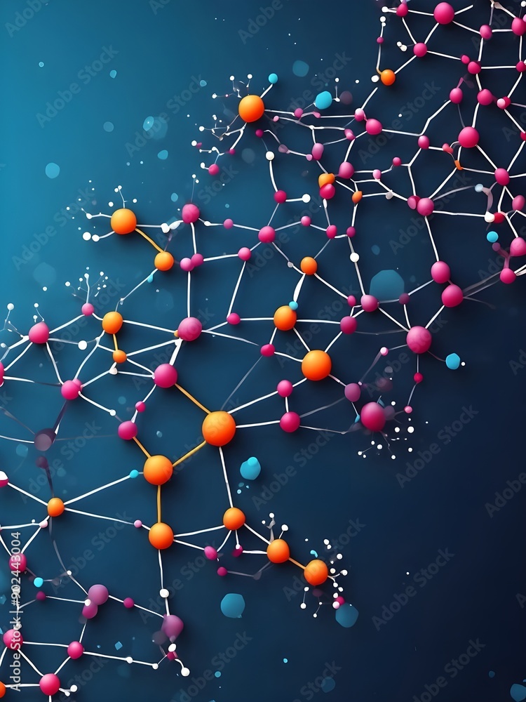 molecule of chemistry Molecule of chemistry, chemical structure, atoms ...