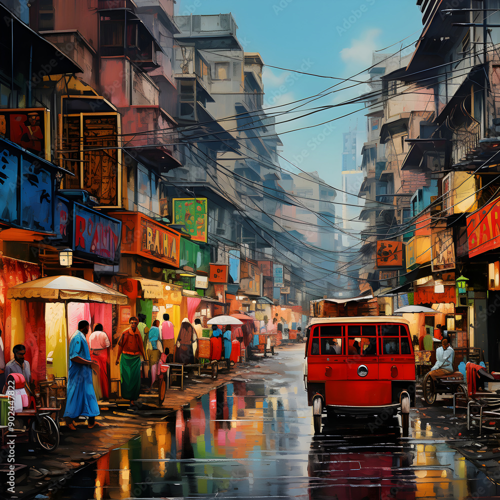 Vibrant Streets of India: A Lively Showcase of Daily Life and Cultural ...
