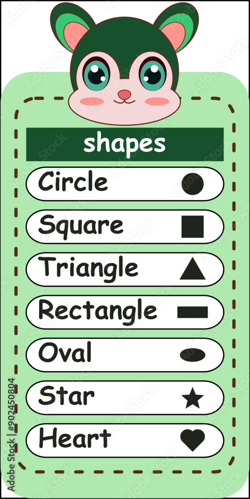 teach english to kids - english activities for kids - learn shapes ...