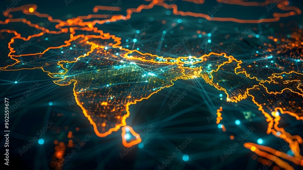 India's Digital Map: A Visual Representation of Asia's ...