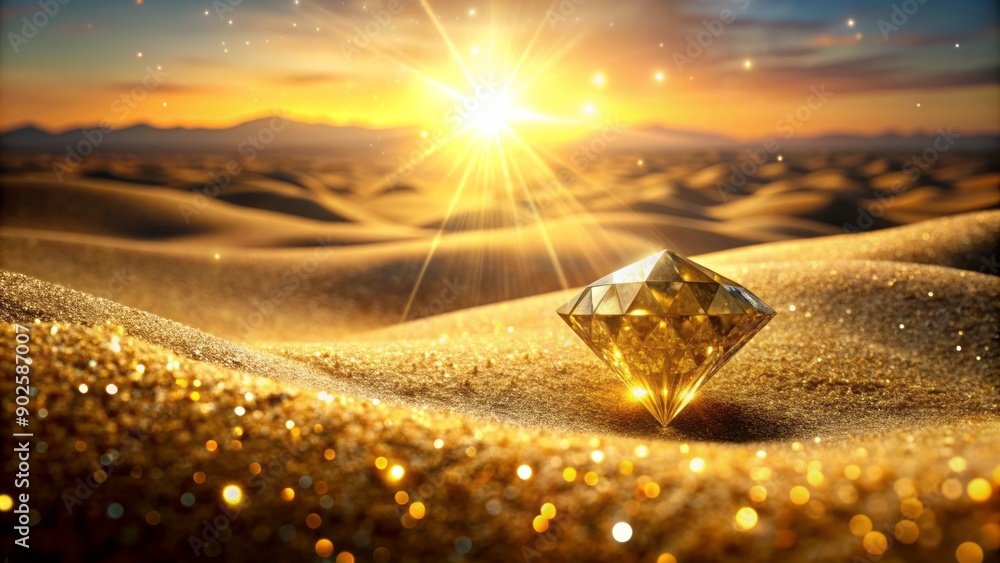 Dazzling gold diamond background with shimmering effects and stunning ...
