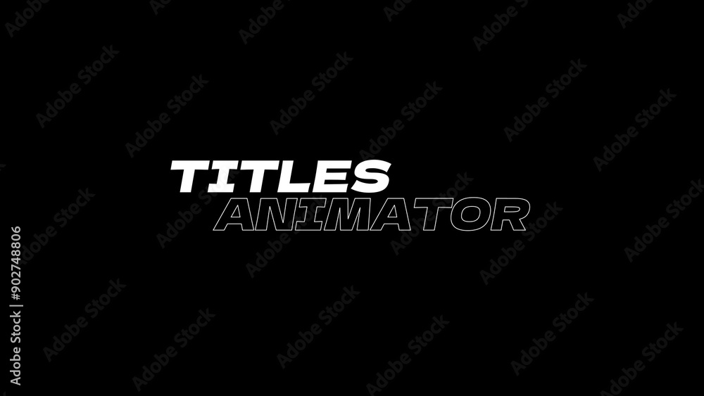 Typography Titles 7 Stock Template | Adobe Stock