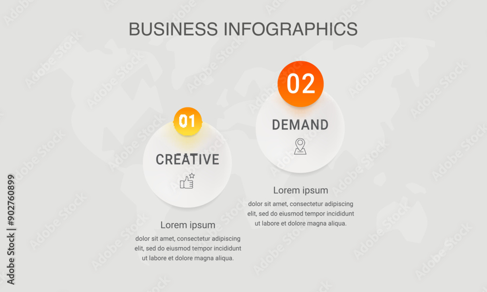 Business infographics to visually represent data and information. Can ...