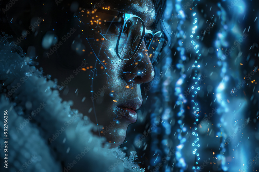 Elegant representation of a scientist using augmented reality to ...