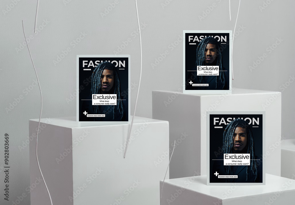 Creative Fashion Magazine Layout Stock Template | Adobe Stock