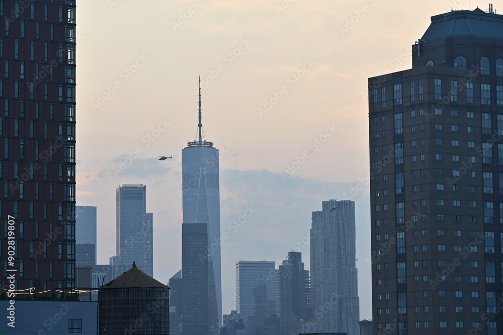 Stunning New York City skyline from Brooklyn showcasing iconic ...