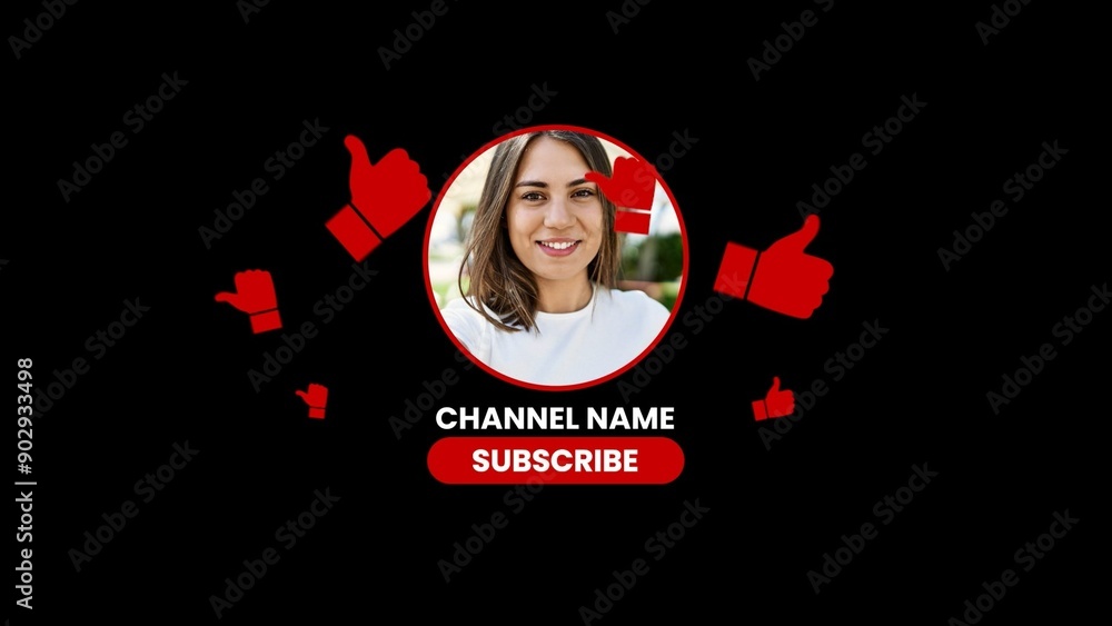 Clean Like and Subscribe Video Intro Stock Template | Adobe Stock