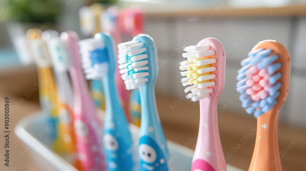 visual of a colorful, engaging tooth brushing chart or calendar ...