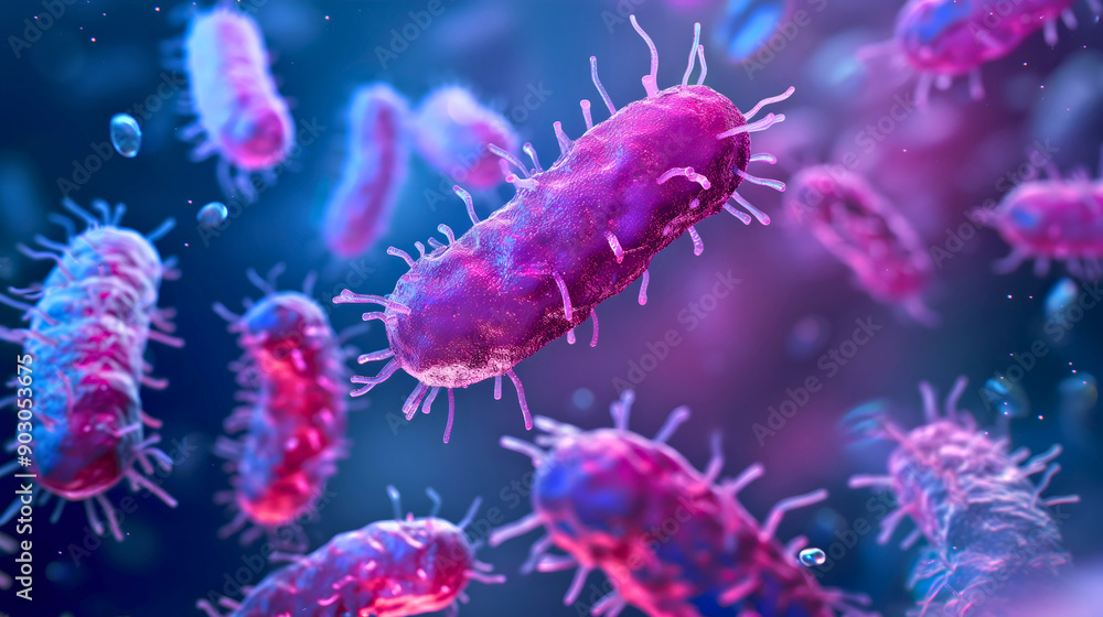 Microbes that exist everywhere in various forms and can only be seen ...