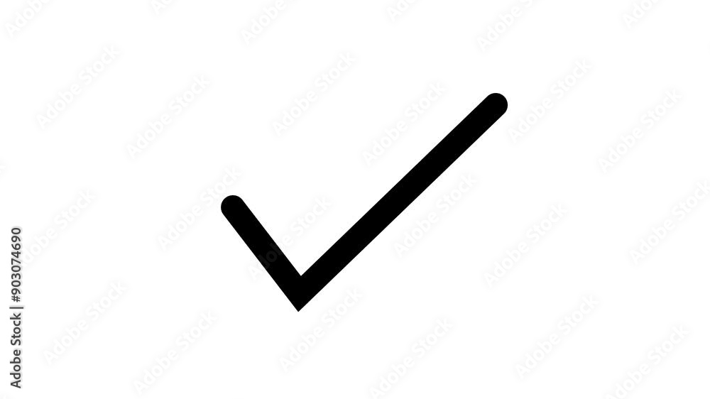 Check mark symbol and Black check ma symbol white background, Mark ...