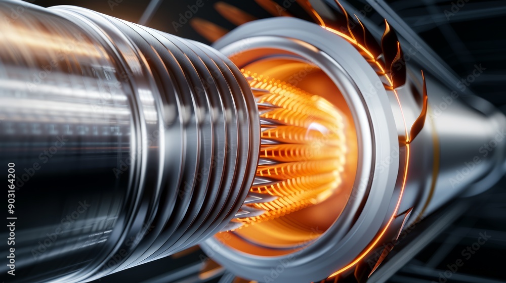 Cutaway view of an advanced thermal insulation and transfer system in ...