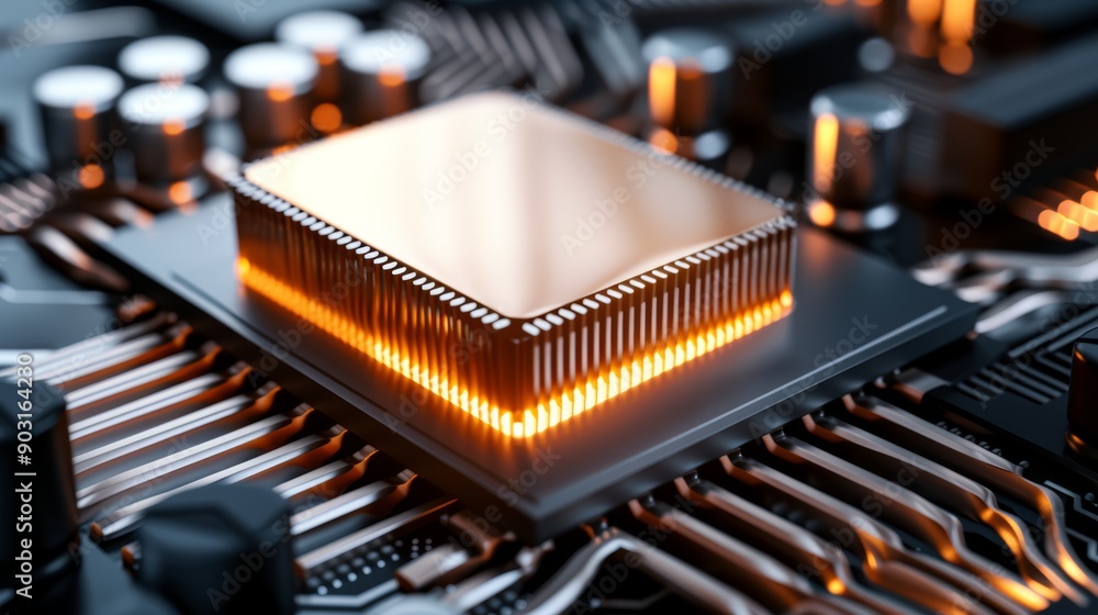 Detailed cross-section of a high-tech thermal management system for ...