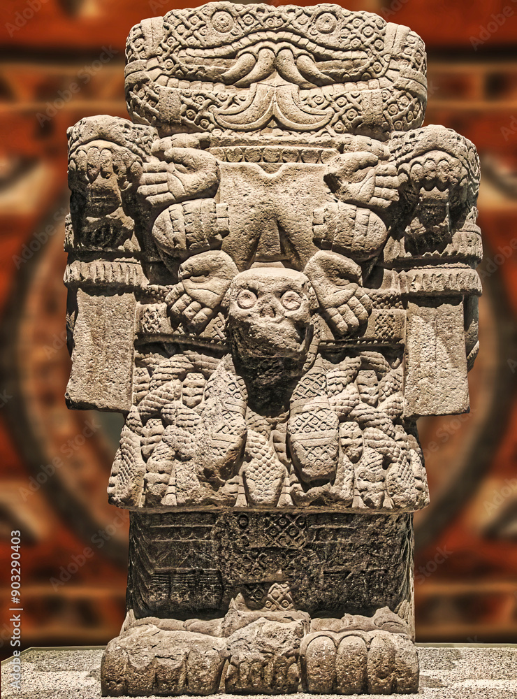 16_04_2023 National Museum Mexico city (Mexico)Coatlicue, also known as ...