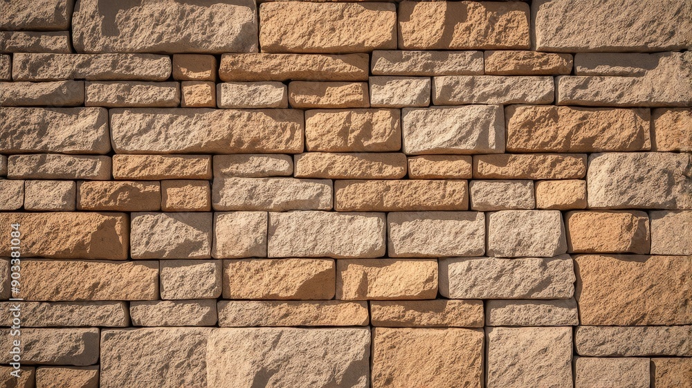 Rustic Natural Stone Wall Texture Background for Architectural Design ...