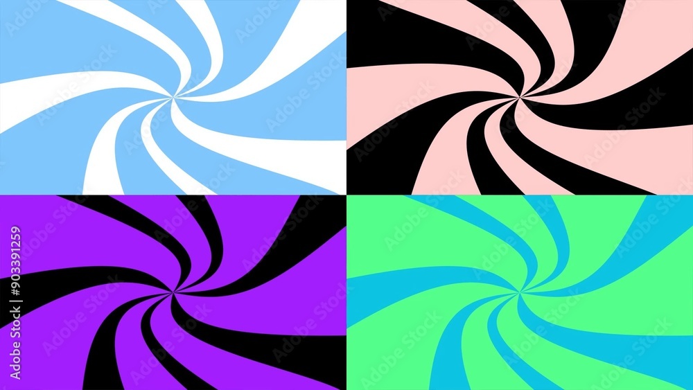 Animated Twirl Background Loop Stock Template | Adobe Stock