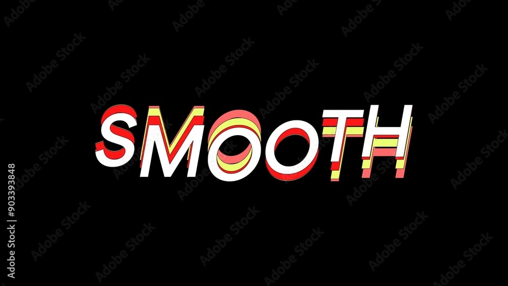 Letter Text Smooth Wave Stock Template | Adobe Stock