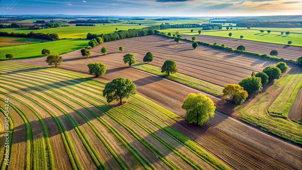 Sunken fields with only tree tops visible, highlighting the severe ...