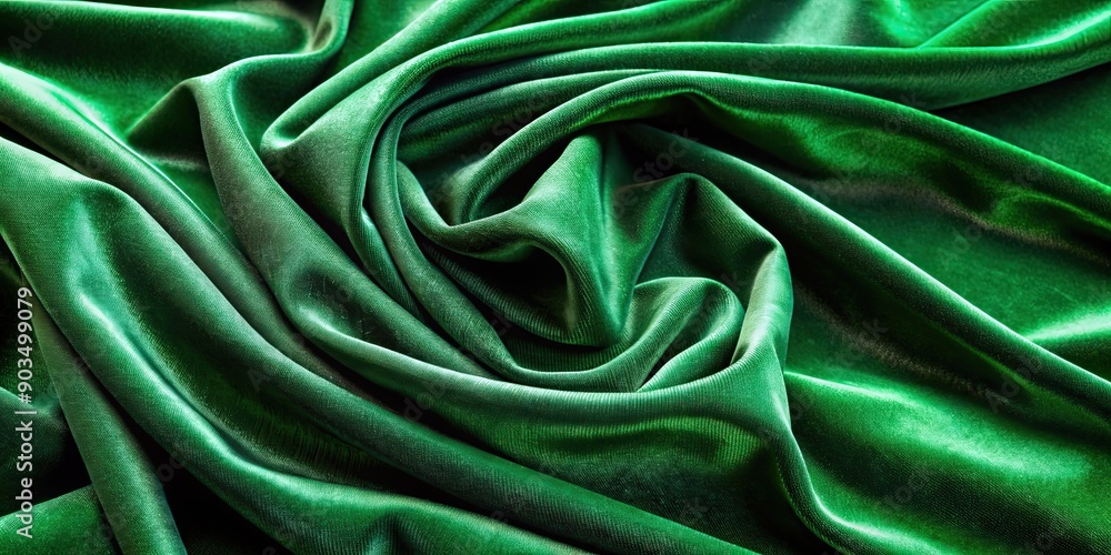 Soft emerald green velvet fabric texture with luxurious sheen , green ...