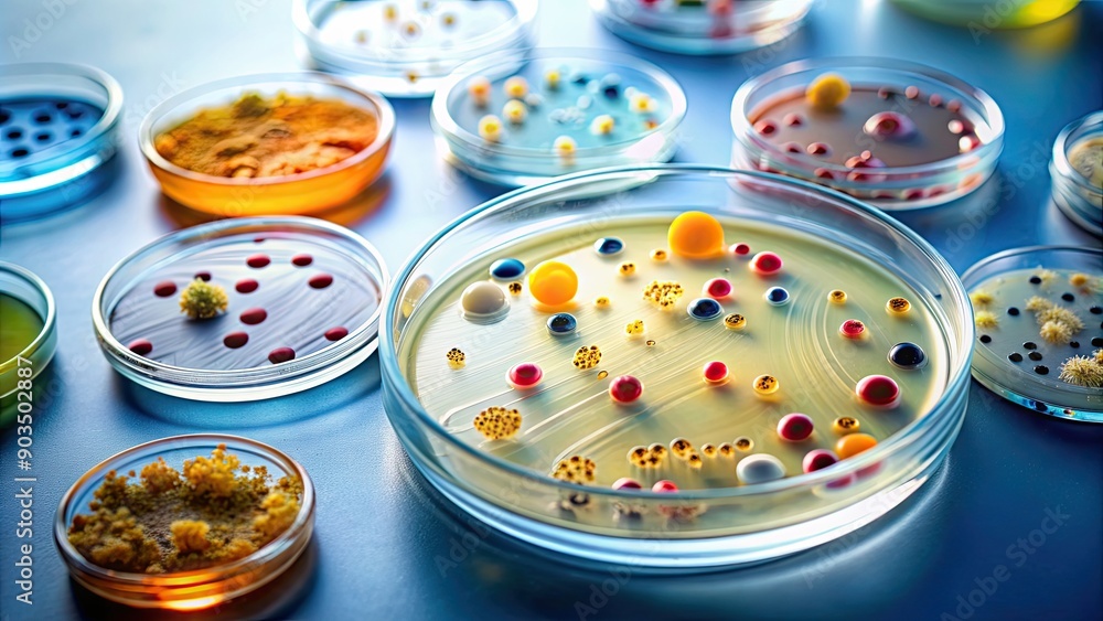 Antibiogram test showing multiple drug resistance bacteria, antibiogram ...