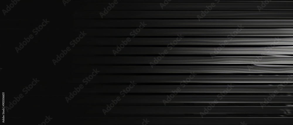 Overlay of horizontal lines, on black background, Generative AI Stock ...