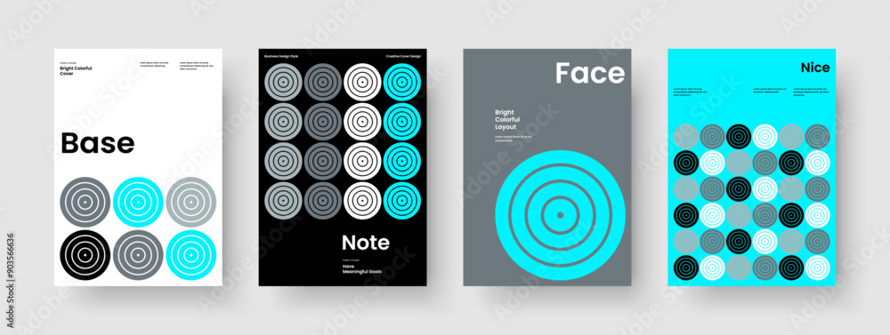 Isolated Book Cover Layout. Abstract Report Design. Geometric Brochure ...