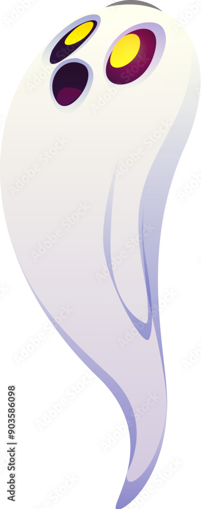 Letter I Halloween ghost font, scary typeface, horror evil type, spooky ...