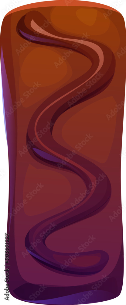 Letter I cartoon chocolate candy and confectionery alphabet, sweets ...