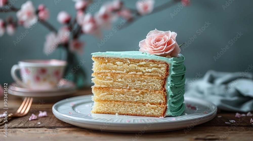 Princess Cake: A traditional Swedish princess cake, layered with sponge ...