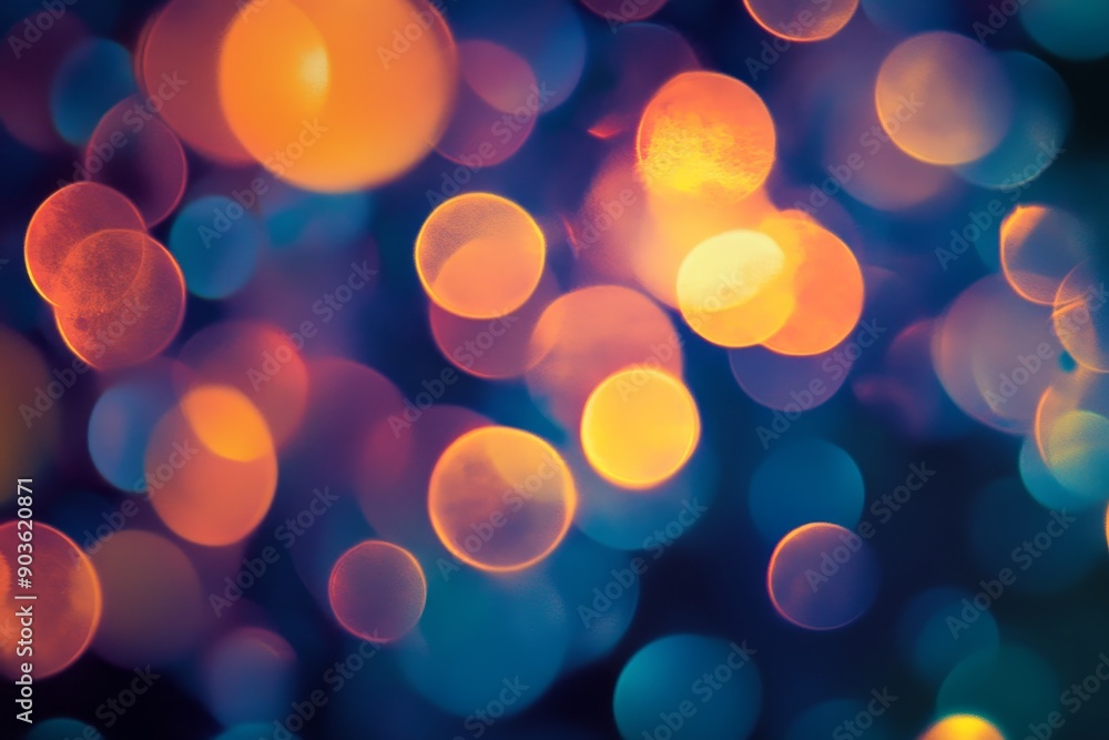 Macro view of quantum dots in a colloidal solution, showing the light ...