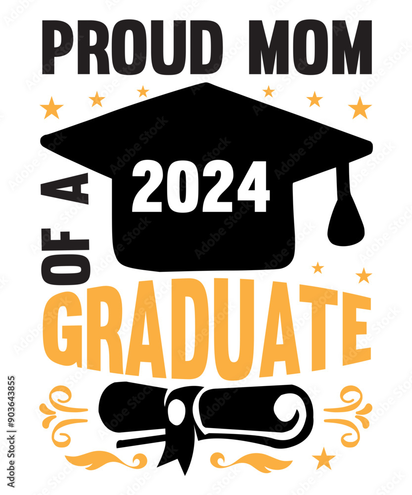 Proud of a 2024 Graduate svg, Graduation svg Bundle, Class of 2024 svg ...
